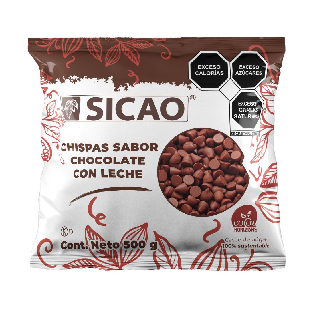 Chispas sabor chocolate con leche Sicao – Cacao house